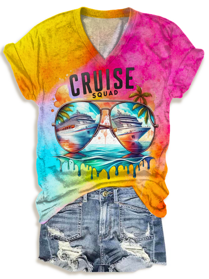 Sunflower Turtle V-neck T-Shirt – Wonder closets