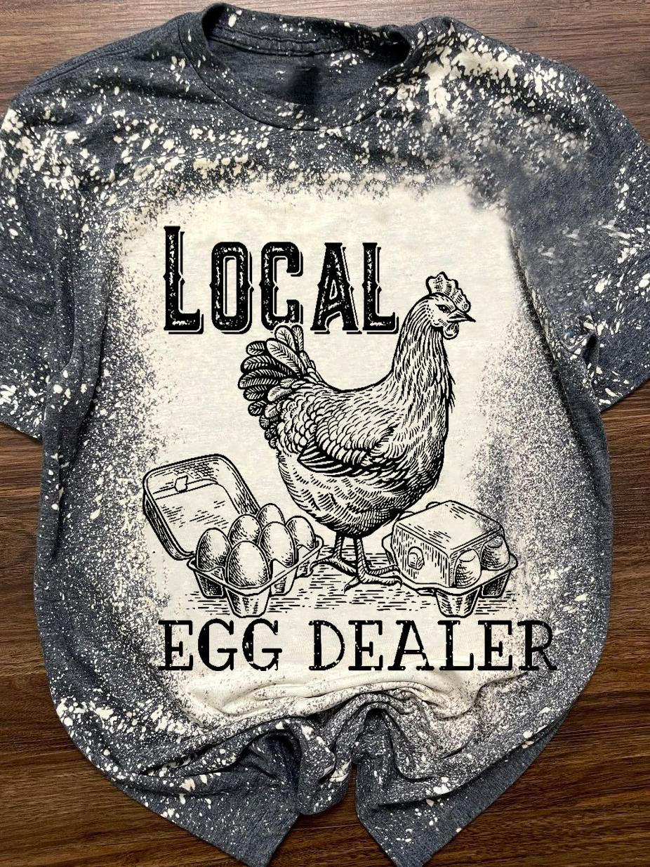 Local Eggs Chicken Crew Neck T-Shirt – Wonder closets